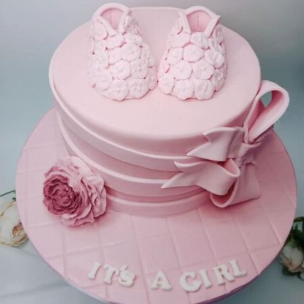 Baby Shower Cake - vegan or gluten-free options available! - Caketu.com